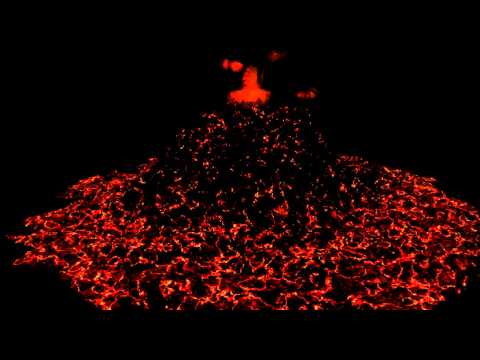 Volcano Eruption short 3D animation - YouTube