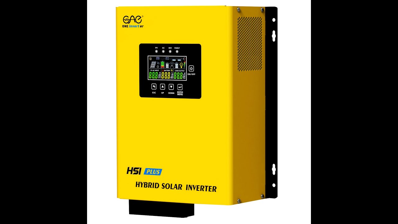HSI PLUS off grid solar inverter - YouTube