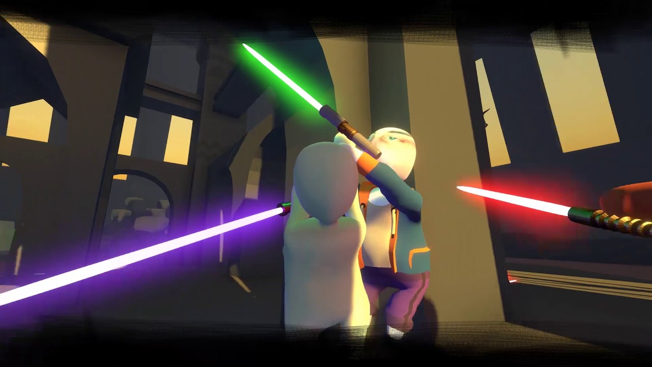 epic Human Fall Flat fight - YouTube