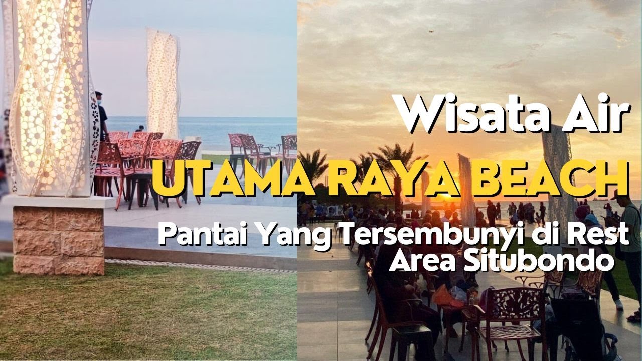 Utama Raya Beach I Pantai Yang Tersembunyi di Balik Rest Area - YouTube