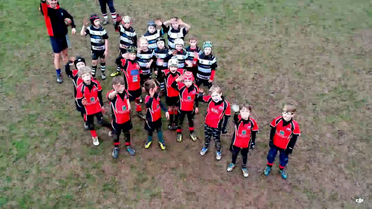 Usk RFC U9s v Cwmbran U9s || WRU || Dji Spark footage - YouTube
