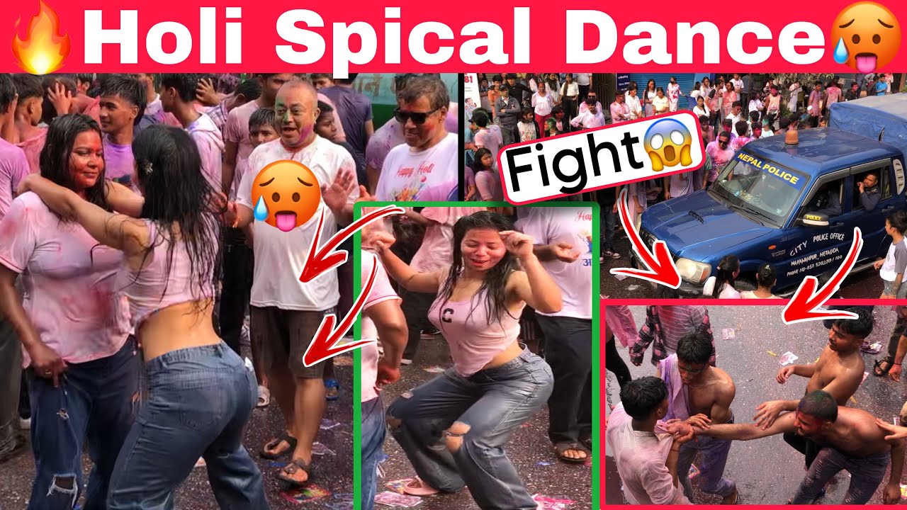 Dancing with Beautiful Girls on Holi || Unforgettable Holi Celebration ...