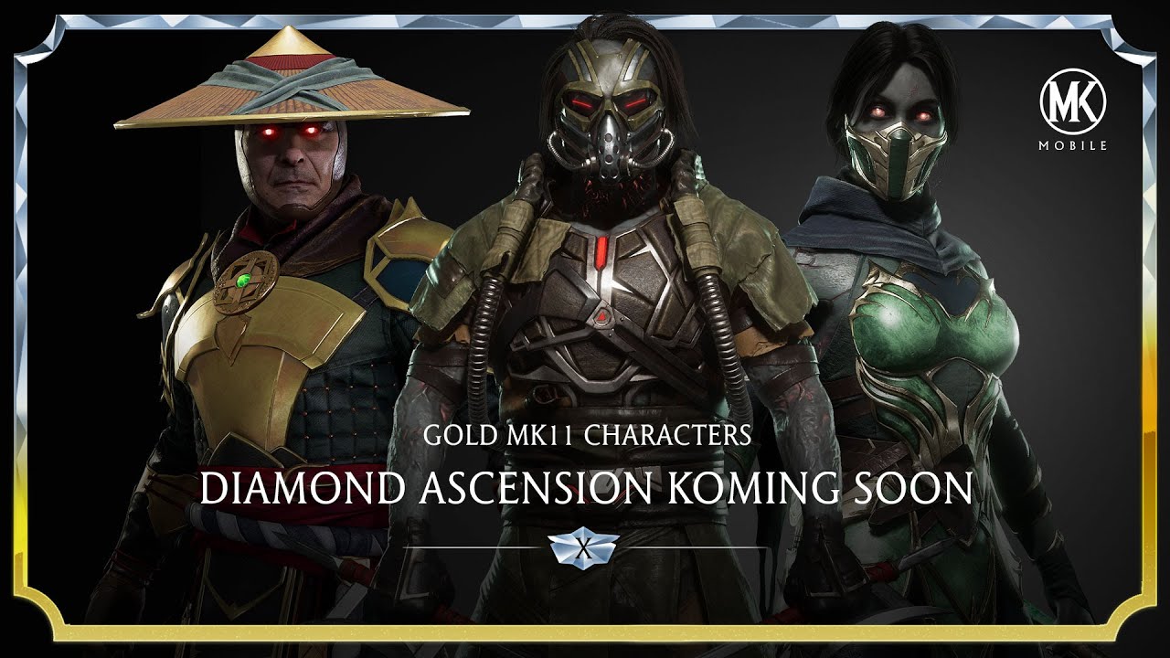 MK Mobile: {The New Update}Gold Characters Into Diamond (YES) - YouTube