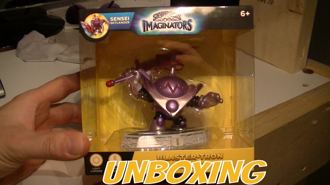 SKYLANDERS IMAGINATORS BLASTER TRON UNBOXING - YouTube
