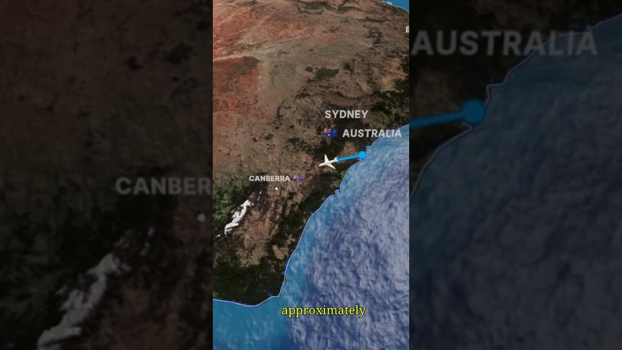 Exploring Australia: Key Distances Between Major Cities"#shorts#map# ...