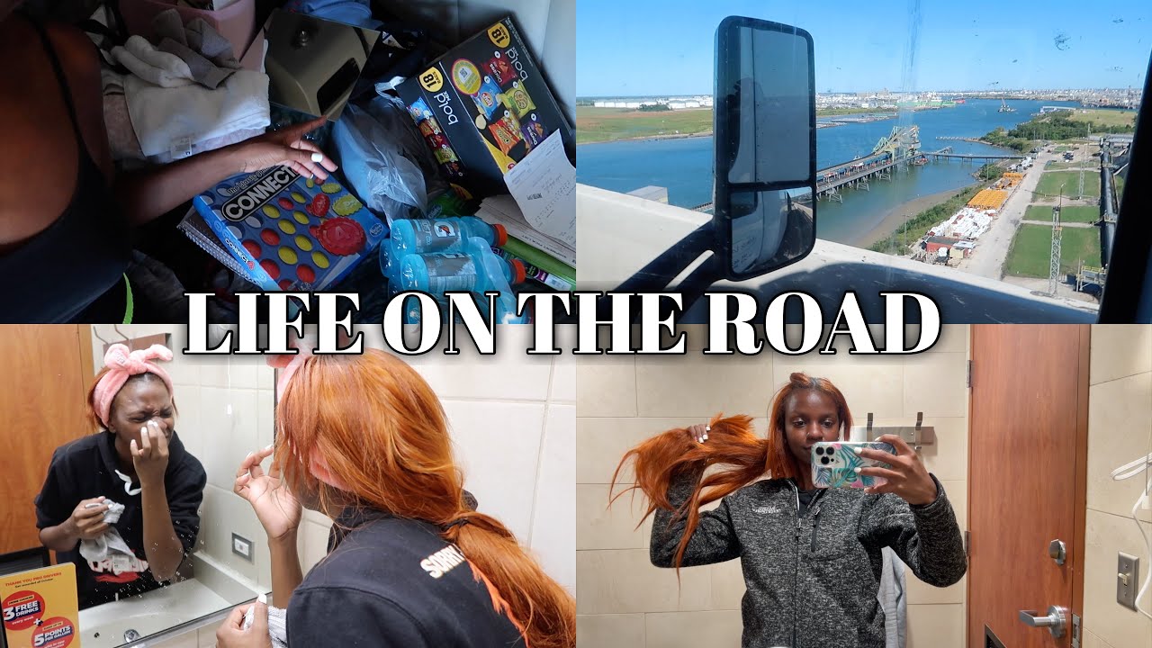 VLOG: organizing the truck, views, morning routine, i cut my hair in ...