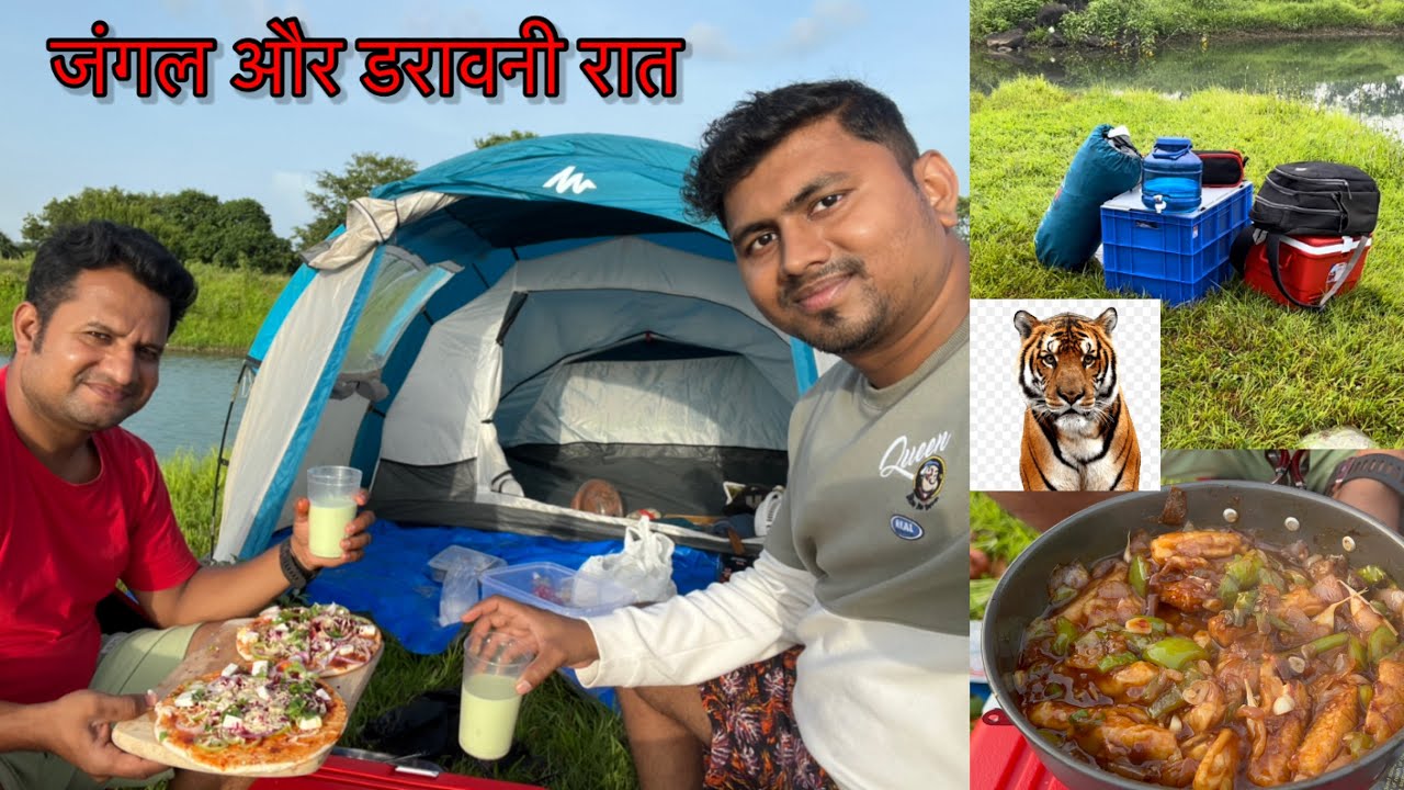 Camping In Forest 🌳 | Deep Forest Camping | Riverside Camping - YouTube