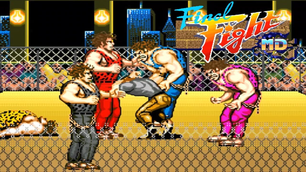 Final Fight MD Survivor Mode Andore's Cage CODY Longplay - YouTube