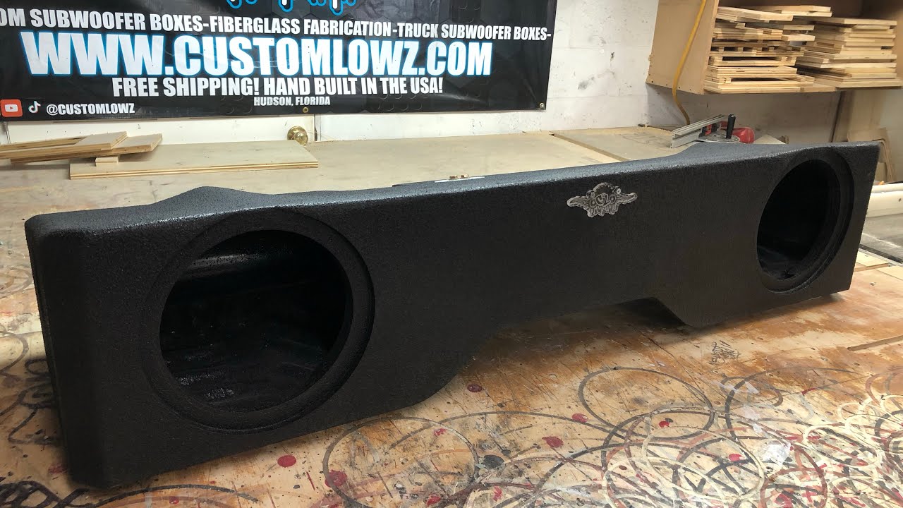 07-13 Chevy&GMC Extended Cab Underseat Subwoofer Box (2) JL Audio 10s ...