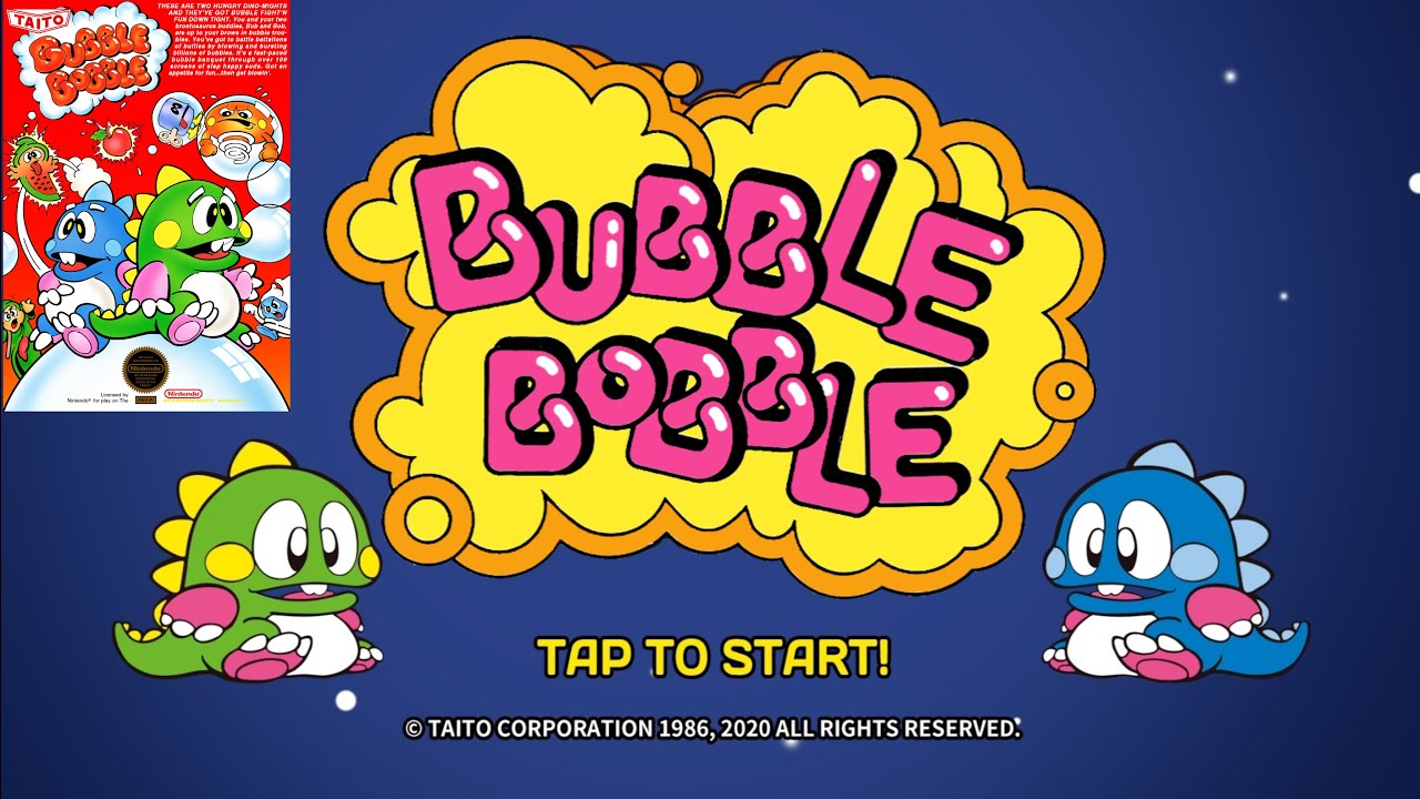 Bubble Bobble - NES (EP1) 🐉 Double Bubble Dragons 🐉 (Co-Op) - YouTube