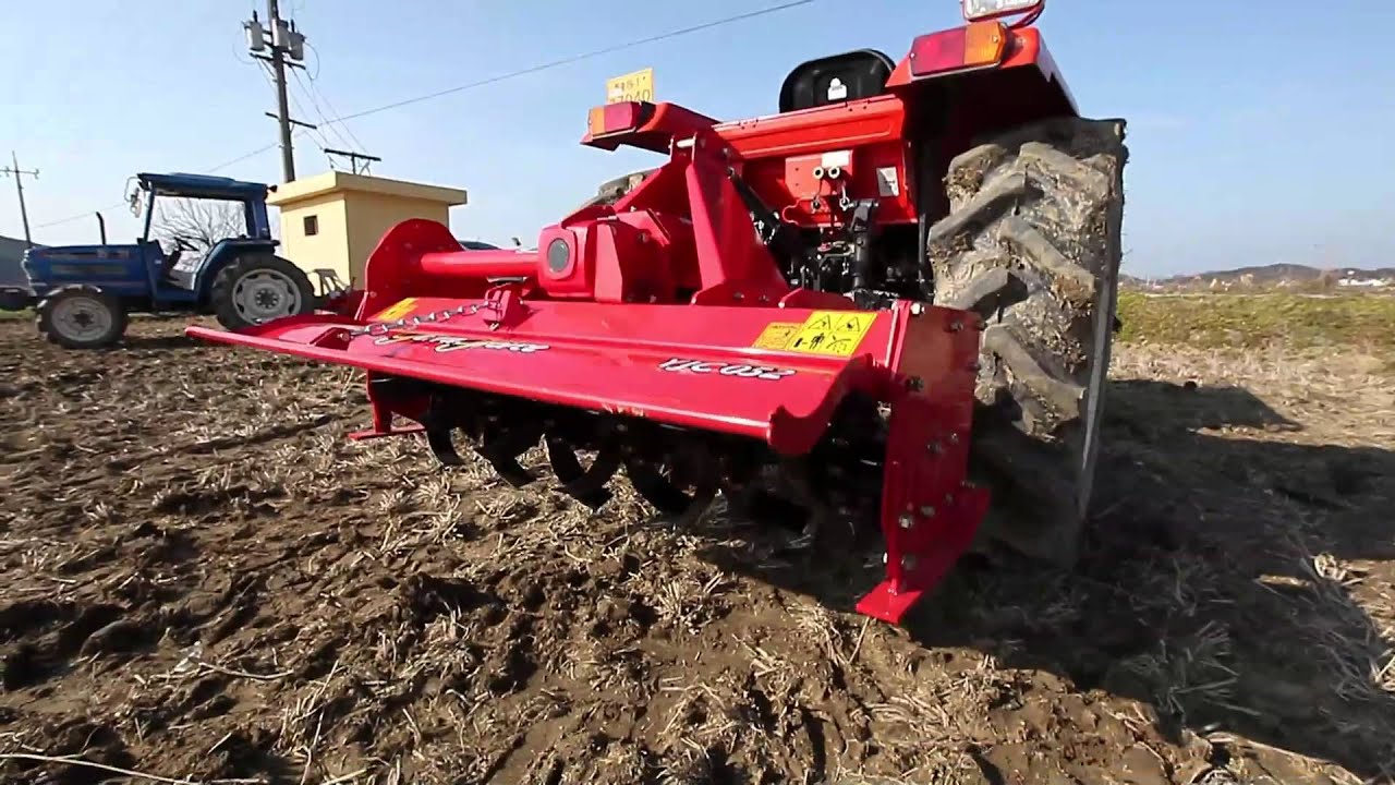 TERRA FORCE YJC-052 Chain Drive Tiller - YouTube