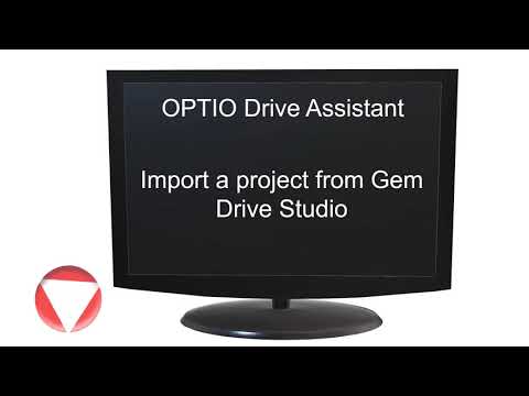 Import a project from Gem Drive Studio