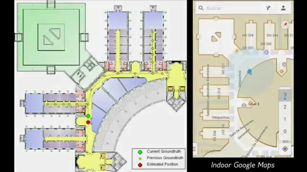 WiFi-based indoor localization and tracking of a moving device - YouTube