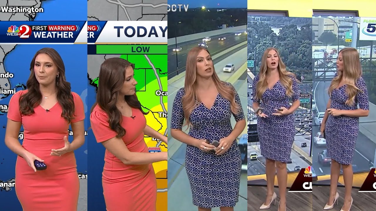 Kellianne Klass & Meaghan Mackey for WESH 2 Orlando with the Weather ...