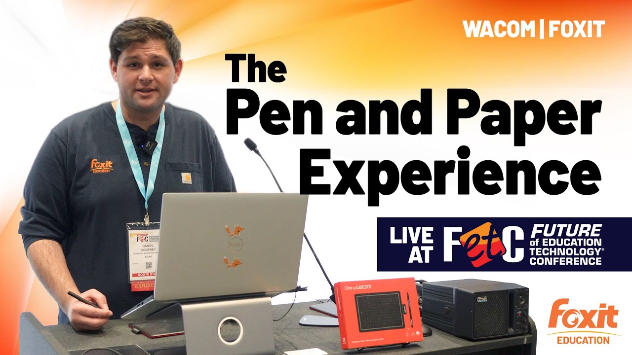 Editing PDFs with Foxit PDF Editor and a Wacom Tablet | Live at FETC ...