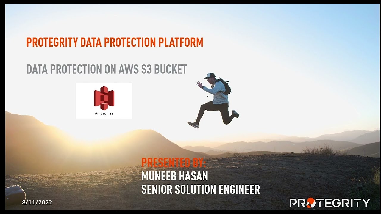 Protegrity - Data Protection on AWS S3 Bucket - YouTube