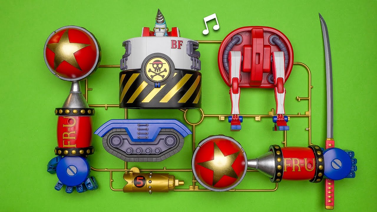 ♪Build: Mecha Pirates | General Franky | One Piece | Beat building ...