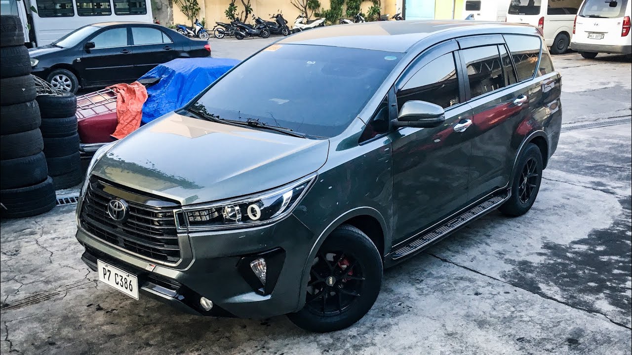 Turboback exhaust system on a 2021 Toyota Innova - YouTube