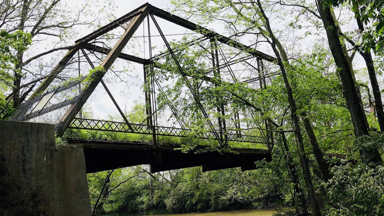 Falknor Road Steel Truss Phantom Bridge, Covington, Ohio - YouTube