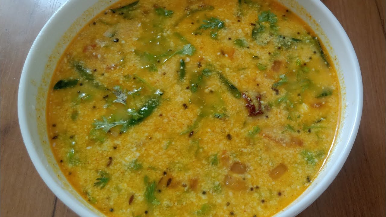 South Indian style Mosaru curry| curd curry | Butter milk curry - YouTube