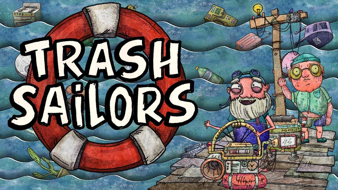 A Beautiful Hand-Drawn Sailing Simulator - Trash Sailors Gameplay | PC ...