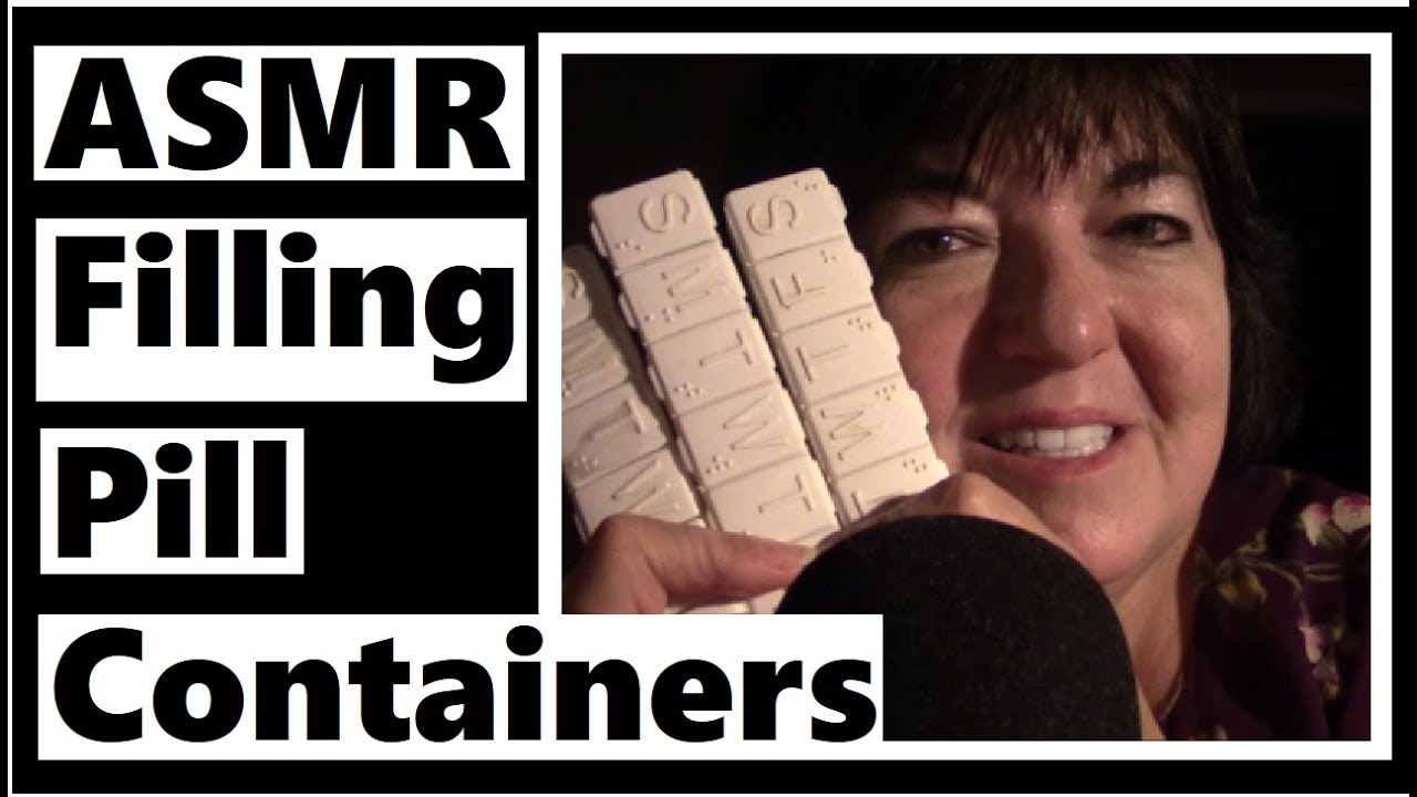 ASMR Filling Pill Containers - Shaking, Tapping, Soft Sounds and ...