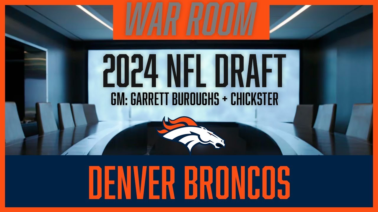 Draft Busters 2024 NFL Draft War Room: Denver Broncos - YouTube