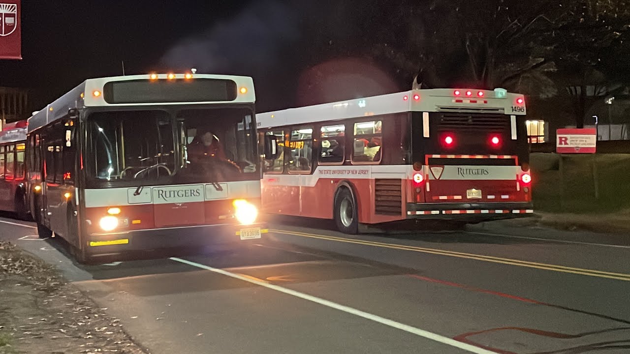 New Flyer D40LF Buses 1495 and 1496 as Rutgers Football Shuttles - 11 ...