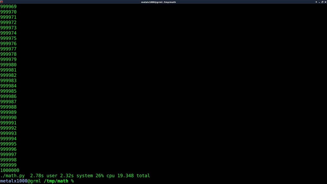 Python And C Comparing Speeds Of Code Linux Programming Tutorial Youtube