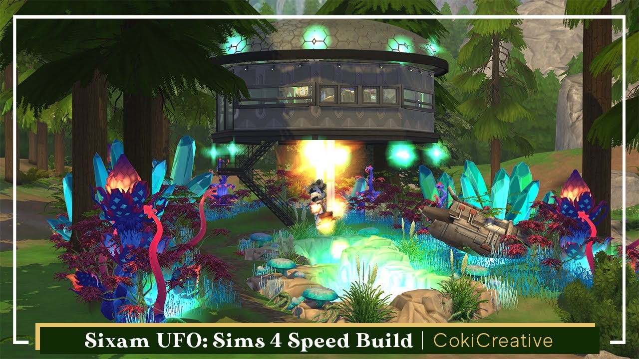 Sixam UFO | Sims 4 Speed Build - YouTube