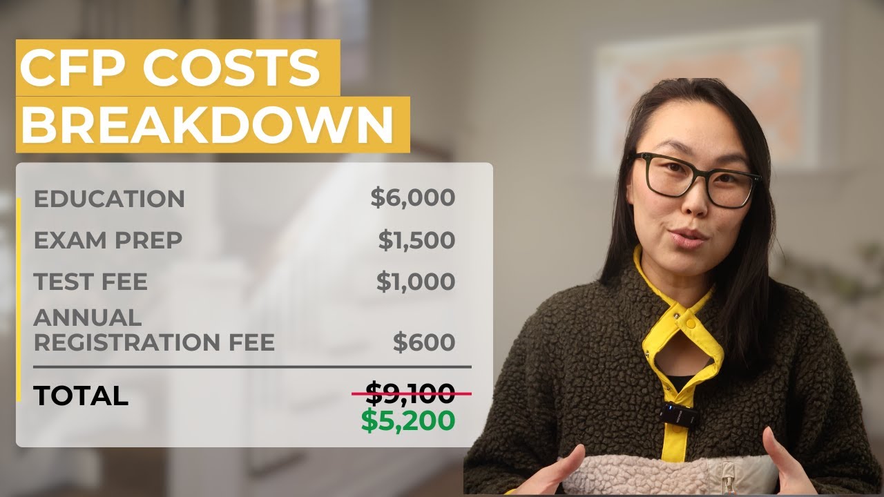 CFP Certification Cost: Complete Breakdown + Funding Options - YouTube