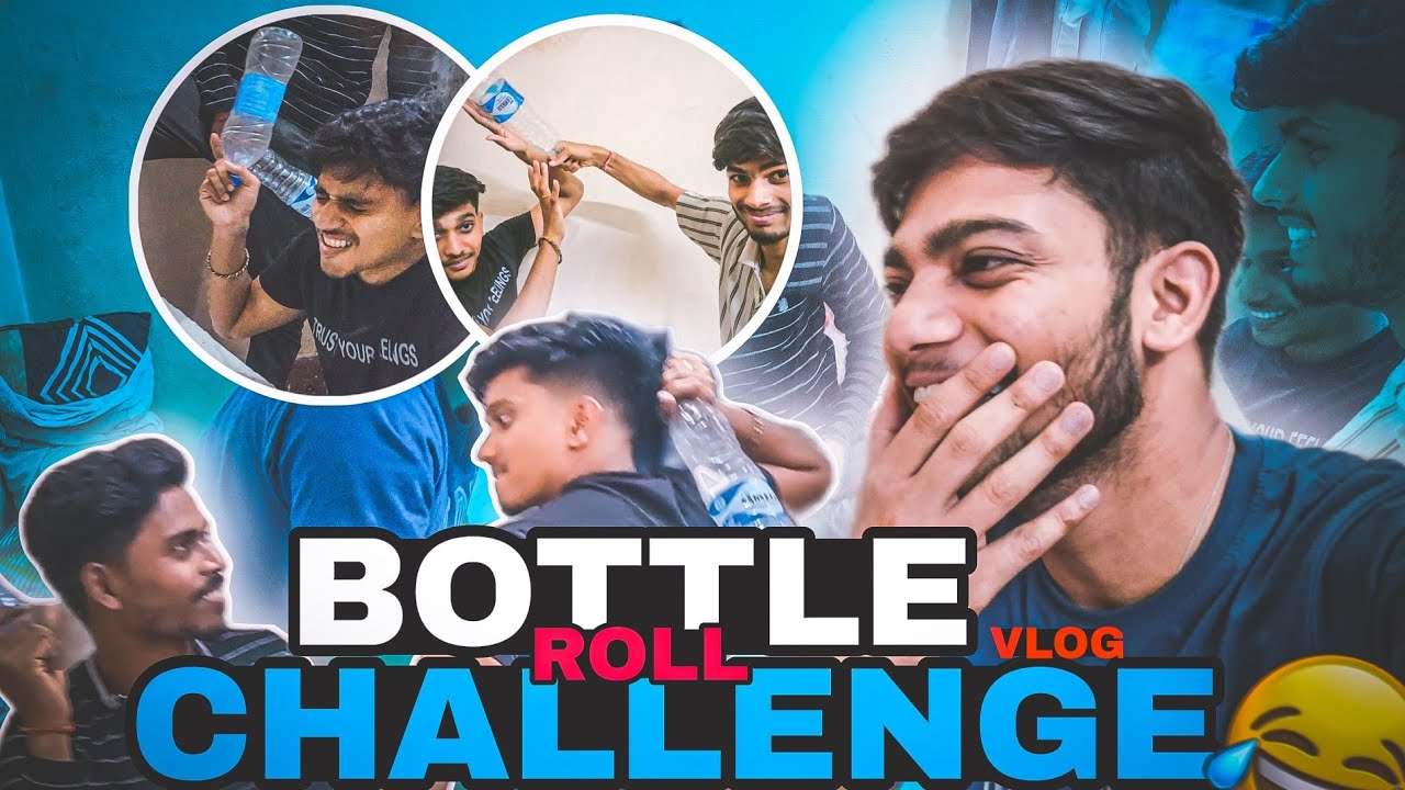 BOY'S Bottle Roll Challenge 💀| Who Will Get Hit? 😂🔥 - YouTube