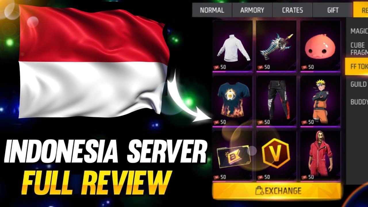 Free Fire Indonesian Server 🔥🔥 New Event Full Review || Best Server Of ...