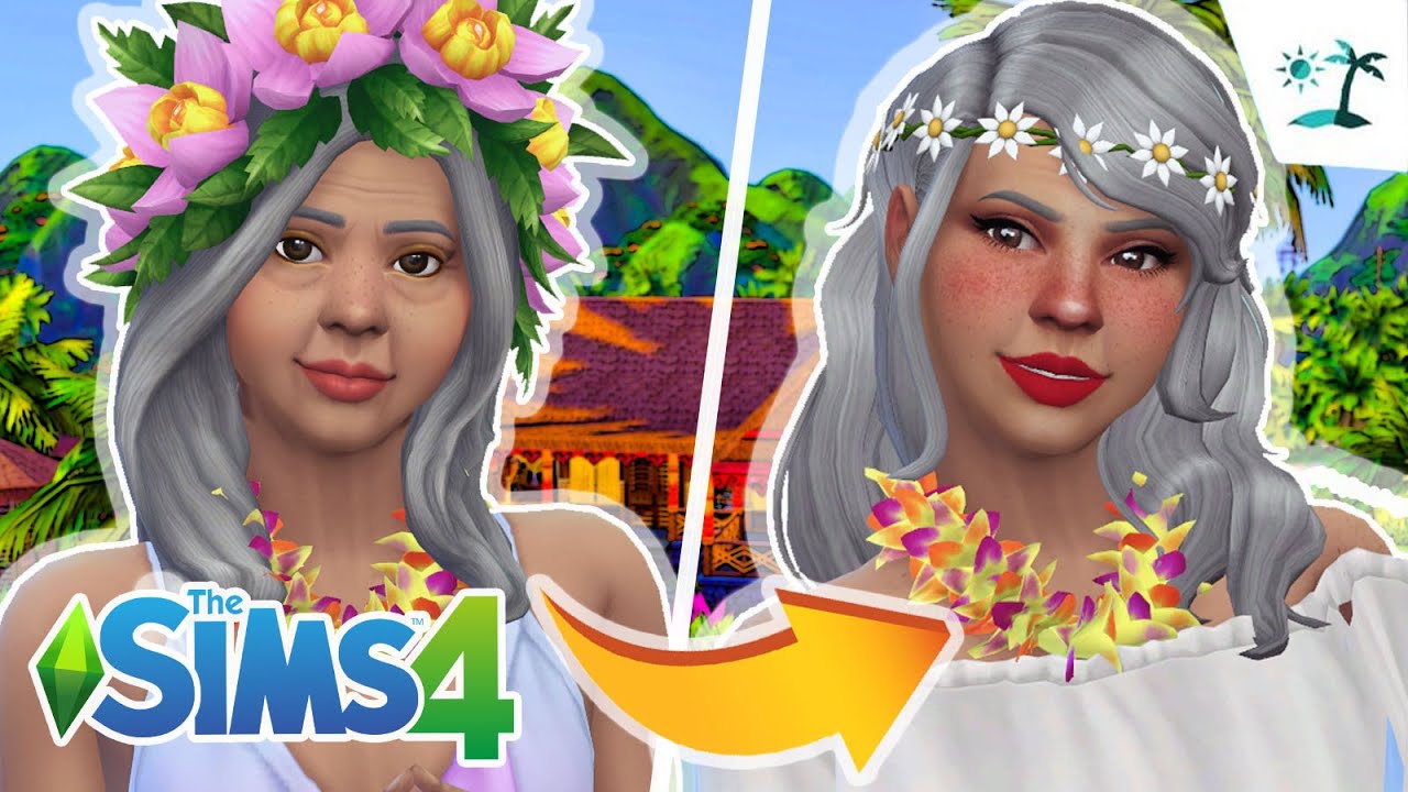 Hoapili Family Makeover💅(+CC LINKS!) Townie CAS #32 - YouTube