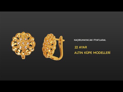 22 Ayar Altın Küpeler | BİLEZİKÇİ #altıntakı #altınküpe #kuyumcu #22ayarkupe