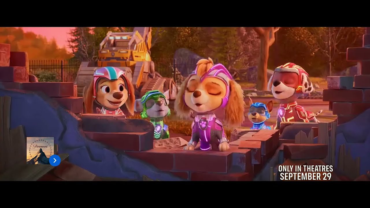 PAW Patrol: The Mighty Movie | Showtime | TV Spot 10 - YouTube
