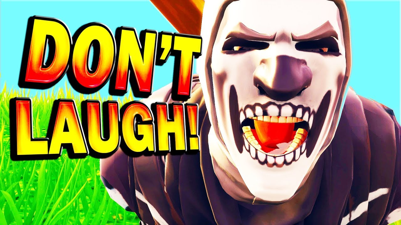 TRY NOT TO LAUGH! (Fortnite Battle Royale) - YouTube