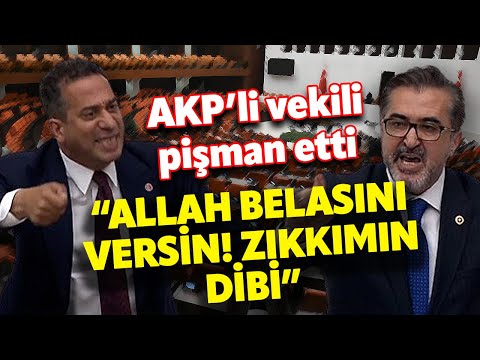 Ali Mahir Başarır AKP’li vekili mecliste pişman etti! “Allah belasını versin! Zıkkımın dibi\