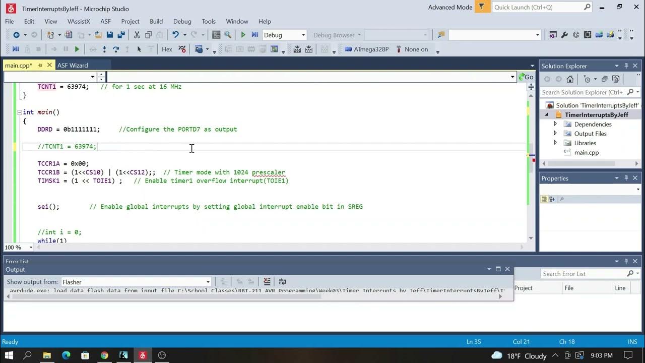 UAT: RBT-211 AVR Timers and Interrupts - YouTube