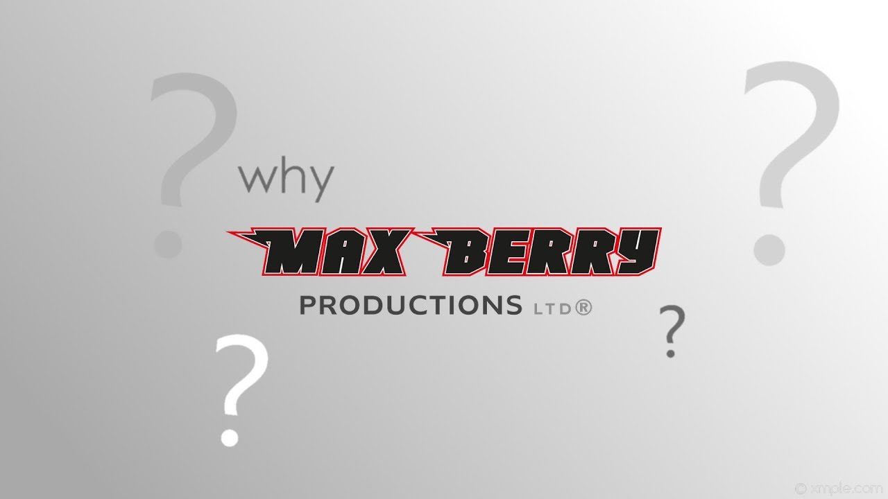 Why Max Berry Productions? - YouTube