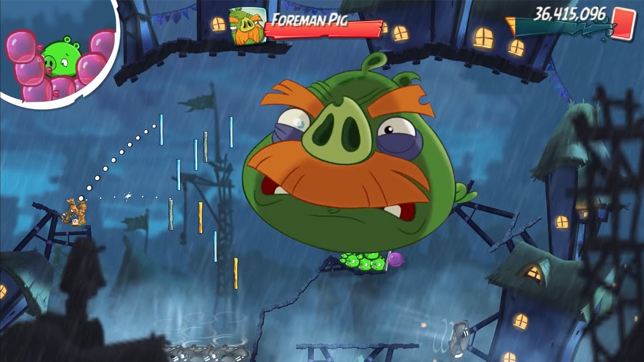 ANGRY BIRDS 2 BOSS FOREMAN PIG - BLUES’S BRAWL! DAILY CHALLENGE (FEB/22 ...