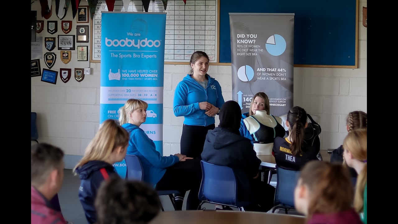 Educational Sports Bra Workshop with boobydoo - YouTube