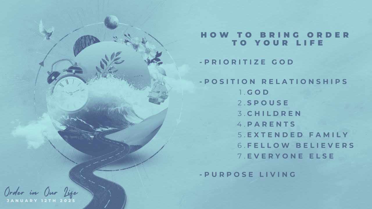 How To Bring Order To Your Life - YouTube