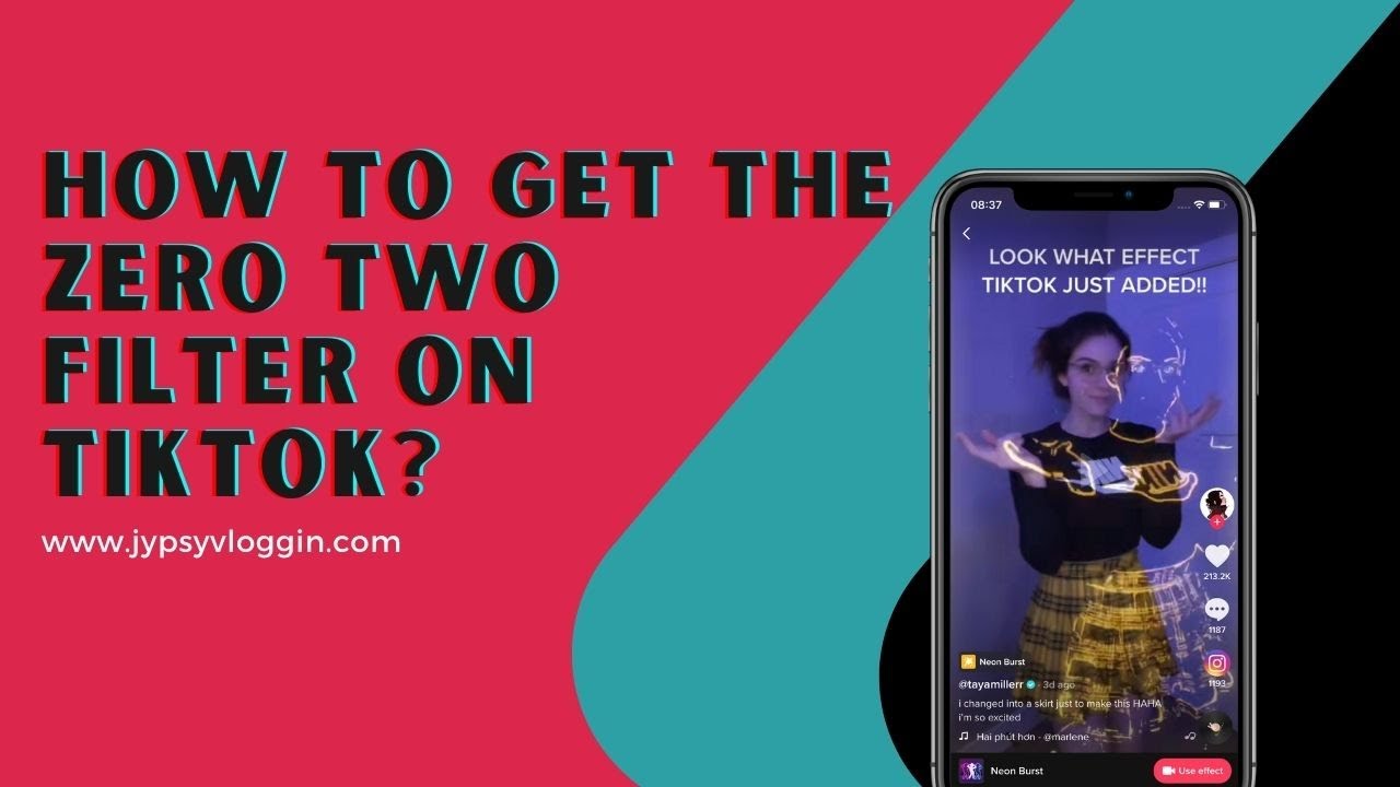 How to get the Zero Two filter on TikTok - YouTube