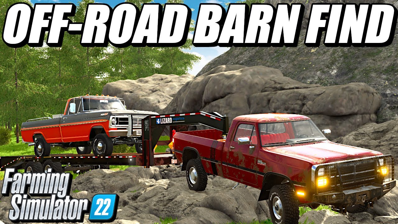 Rough Off-Road Trail to Pull Out Classic Ford F100 | NML | Farming ...