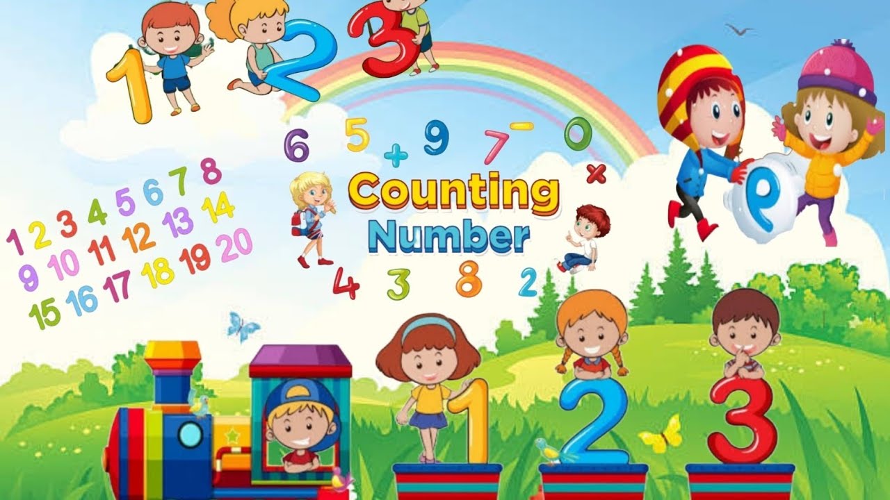 Numbers 1to20 Counting for Children | Play with Numbers Preschool ...