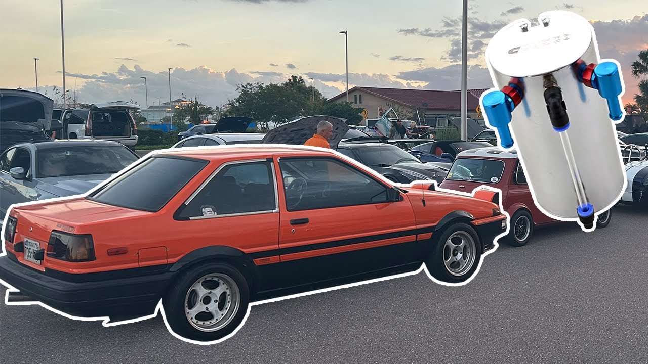Installing a Cusco Catch Can On My AE86! - YouTube