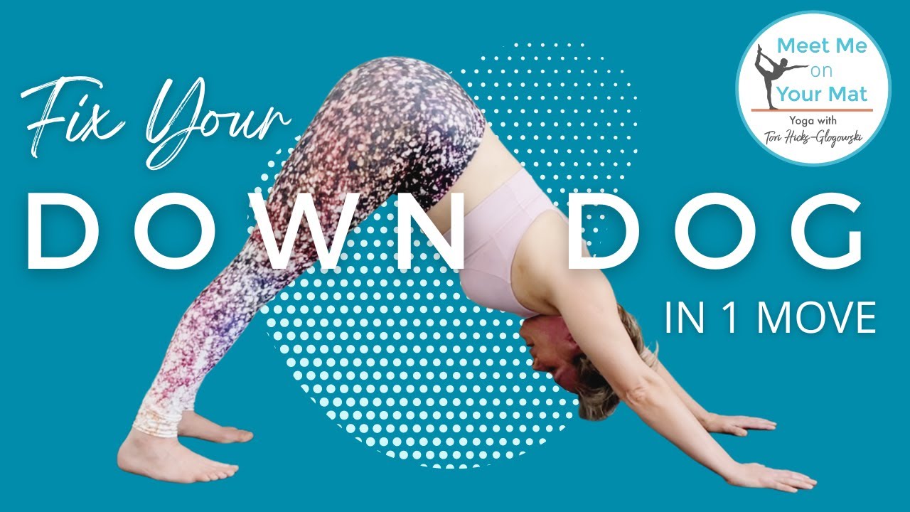 Fix Your Down Dog in 1 Move - Yoga with Tori Hicks Glogowski - YouTube