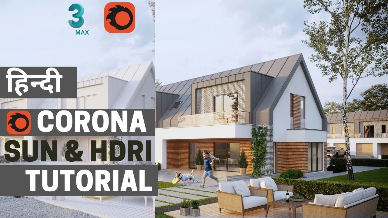 Complete Guide On How To Do Exterior Lighting With Corona Renderer For ...