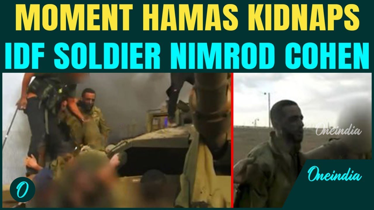 Watch Live: How Hamas Fighters Dragged & Kidnapped IDF Soldier Nimrod ...